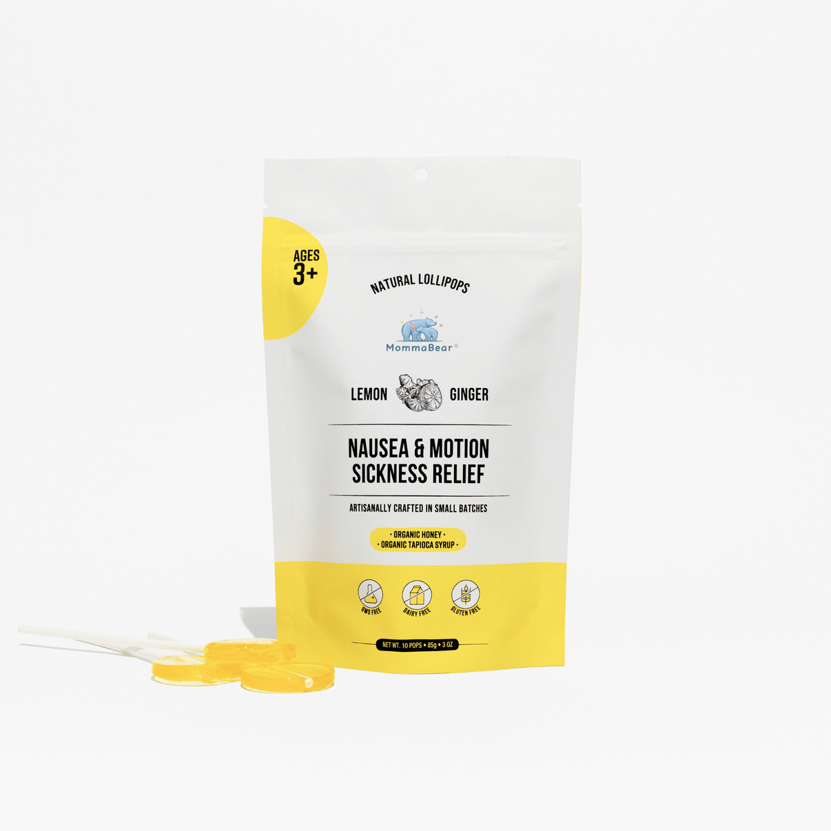 Buy Nausea Lollipops from MommaBear Organics